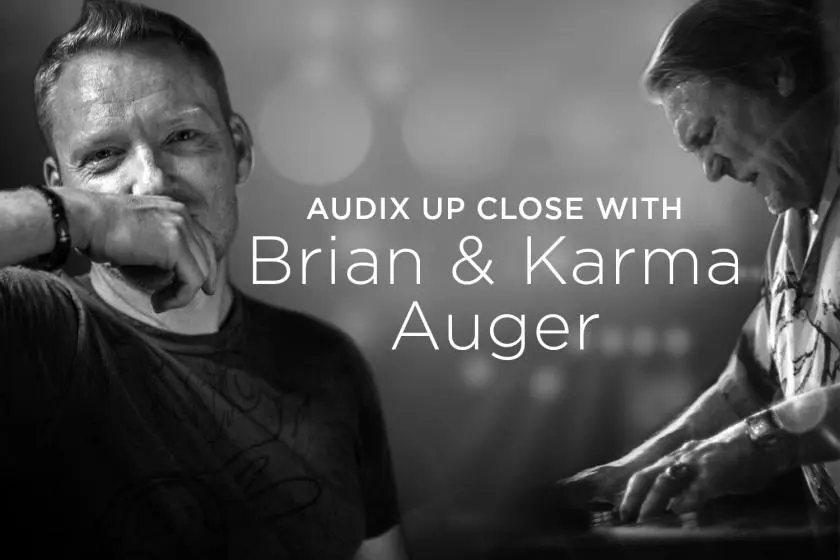 Brian & Karma Auger és az Audix | MyBluesound